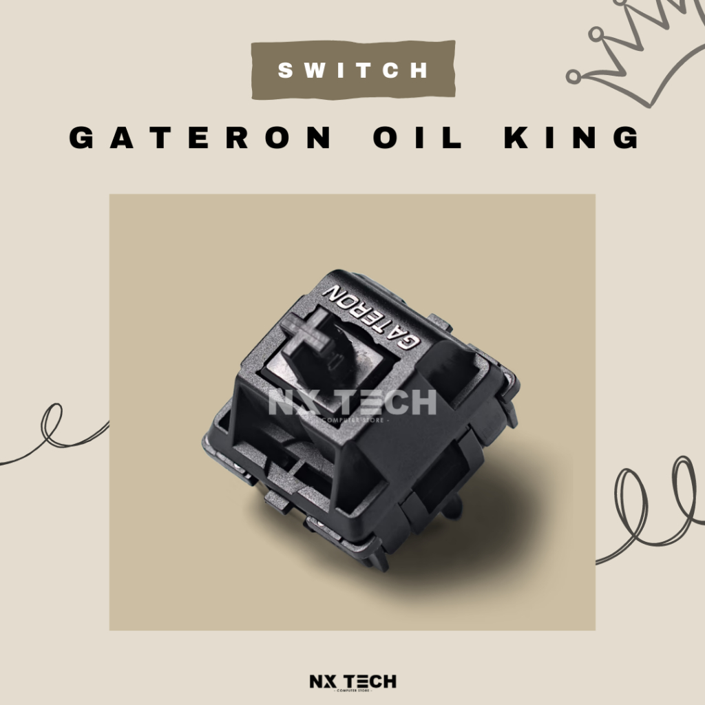Gateron Oil King 5 pin Linear Switch for mechanical keyboard | Shopee ...