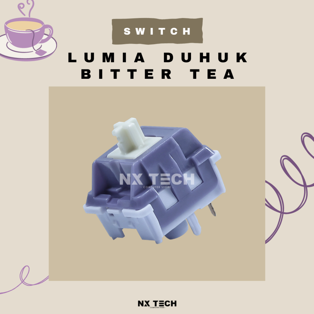 Lumia Duhuk Bitter Tea 5 pin Tactile Switch for mechanical keyboard ...