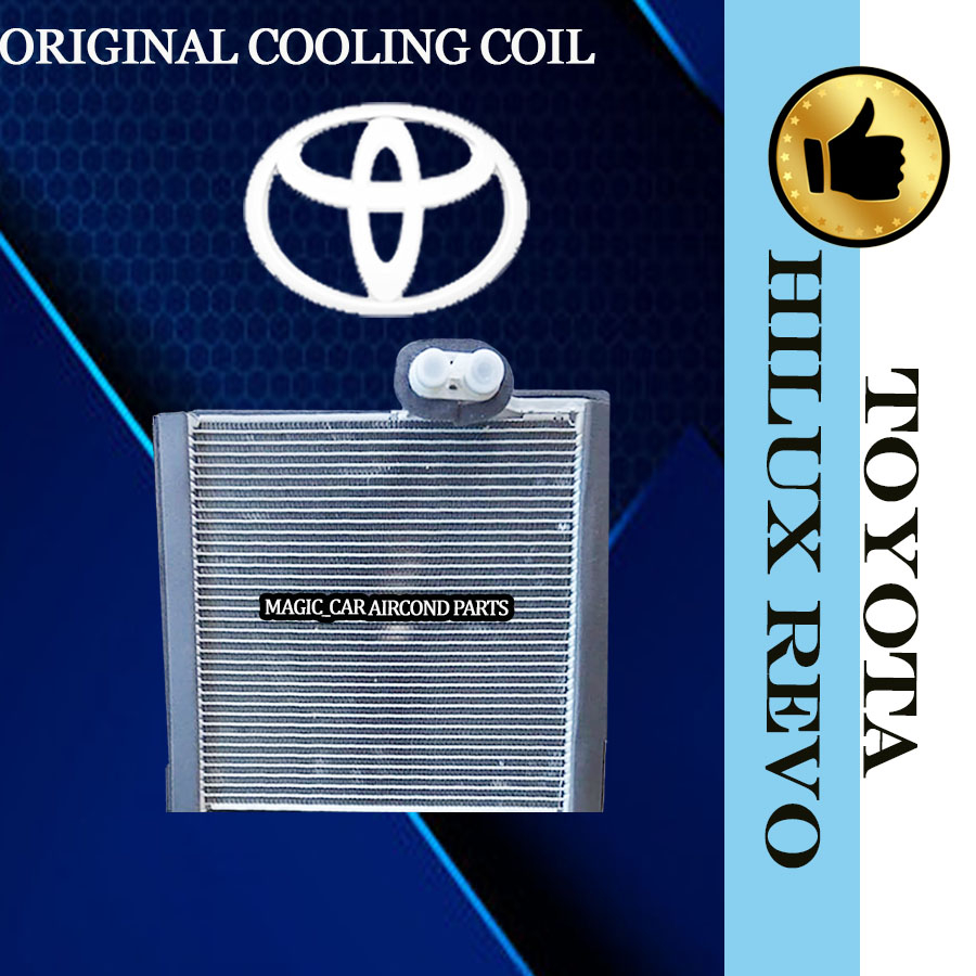 TOYOTA HILUX REVO ORIGINAL DENSO COOLING COIL/ EVAPORATOR (CAR AIRCOND SYSTEM) (DEPAN) | Shopee ...