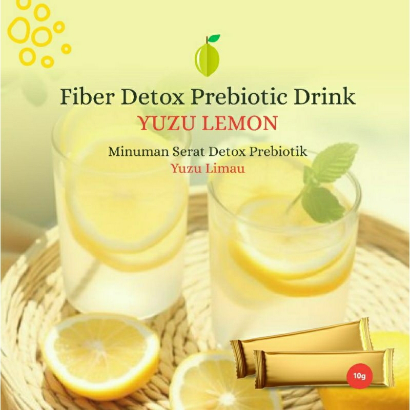 💥💥[DIRECT KILANG]💥💥FIBER DETOX PREBIOTIC DRINK - 🍋YUZU LEMON🍋 | Shopee ...