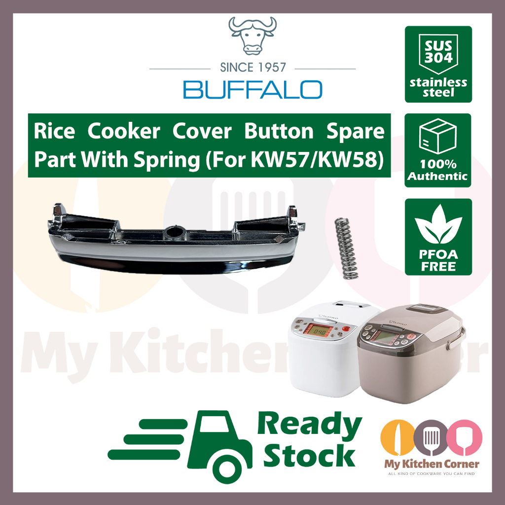 BUFFALO 牛头牌 Rice Cooker Cover Button Spare Part for BUFFALO 1.8L Smart ...