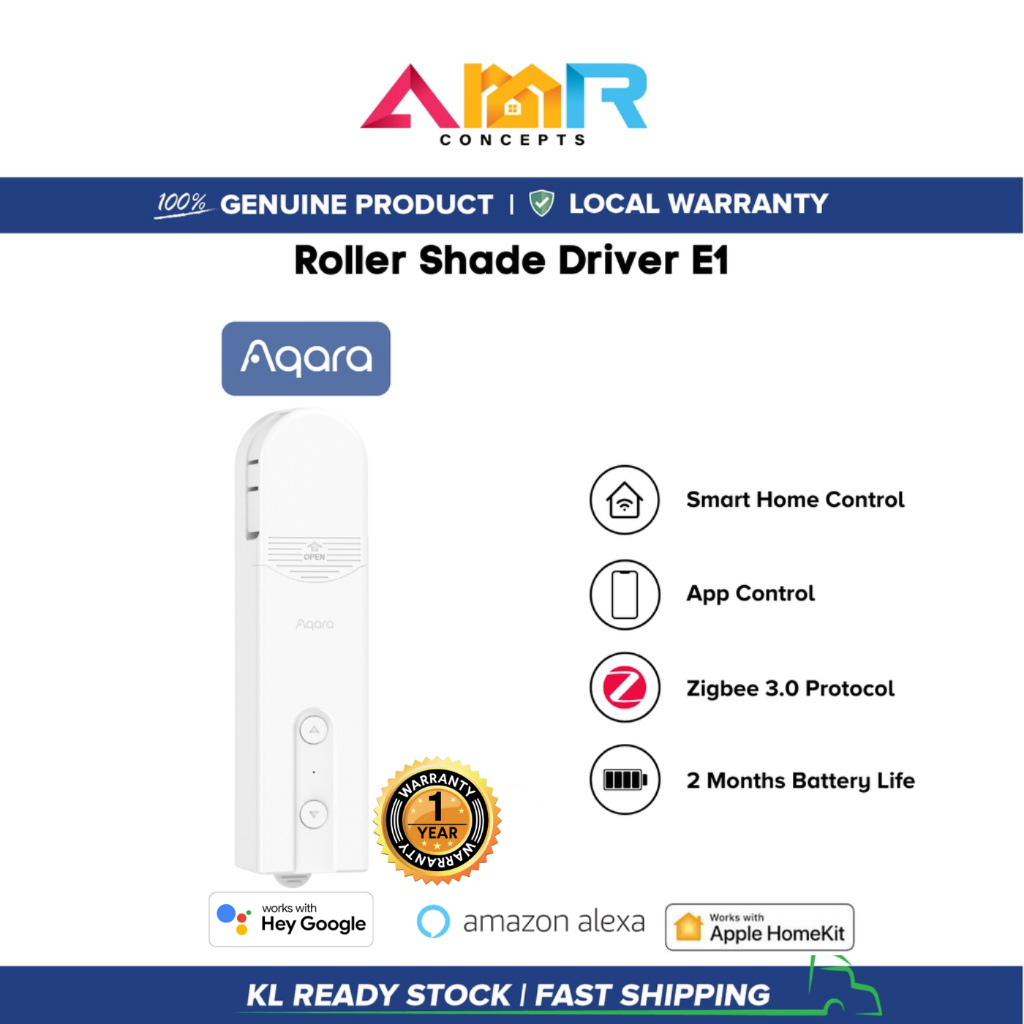 Aqara Roller Shade Driver E1 Zigbee 3.0 Beaded Cord Motorized Chain ...
