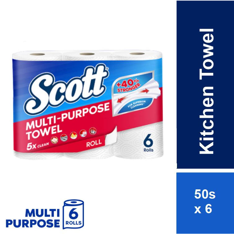 Scott Multipurpose Kitchen Towel - Superior Cleaning Kitchen Tissue ...