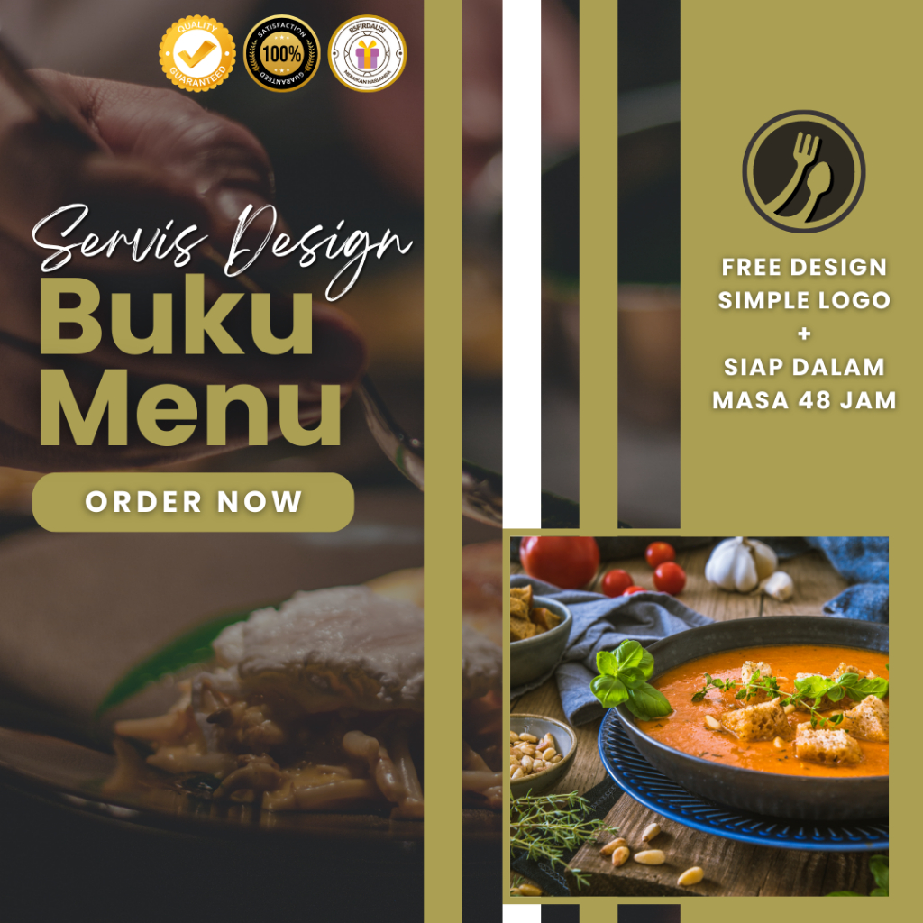 servis design dan cetak katalog buku menu dan senarai harga promosi ...