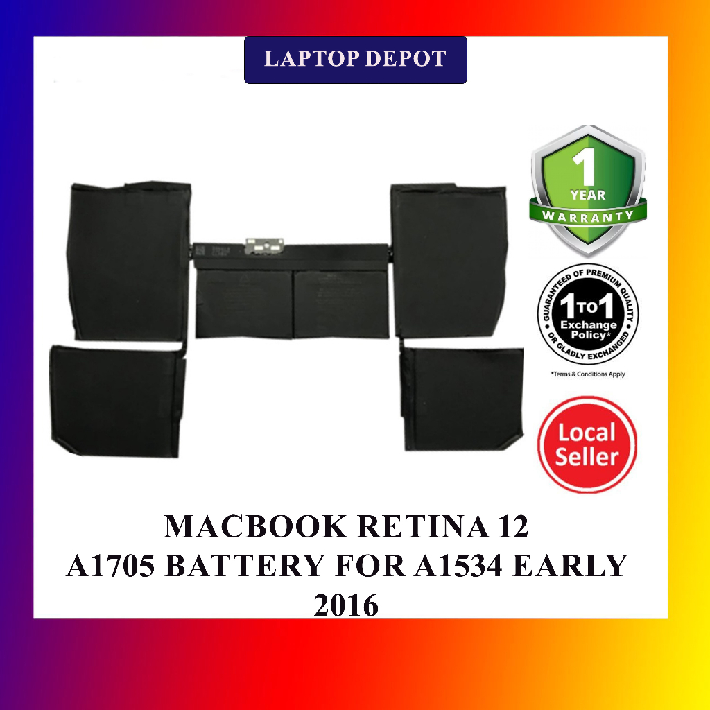 MacBok Retina 12" A1705 Original Replacement Battery for A1534 (Early ...