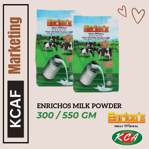 Enrico's Full Cream Milk Powder/Susu Tepung Penuh Krim 300g / 550g ...