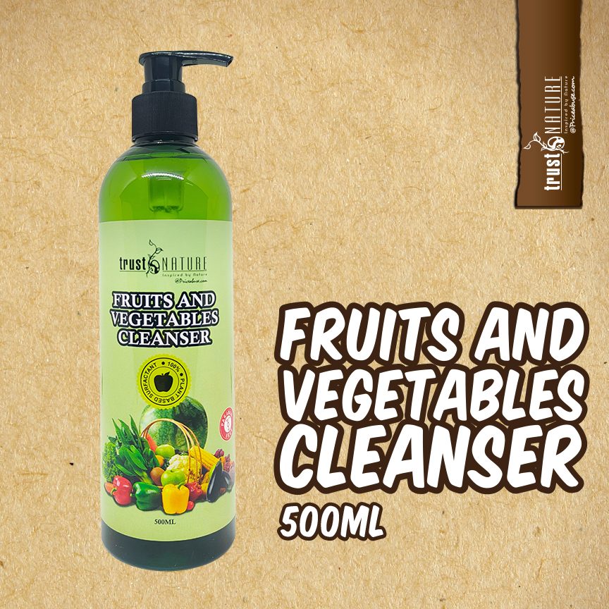 TRUST NATURE FRUITS AND VEGETABLES CLEANSER 500ML | Shopee Malaysia