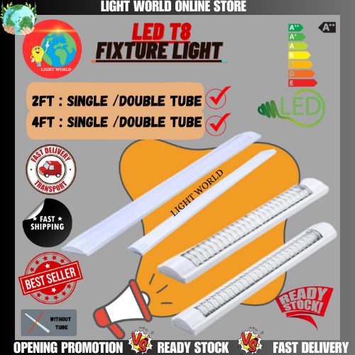🔥HOT🔥LED T8 Louver Fitting T8 Fitting Single Circuit Double Circuit ...