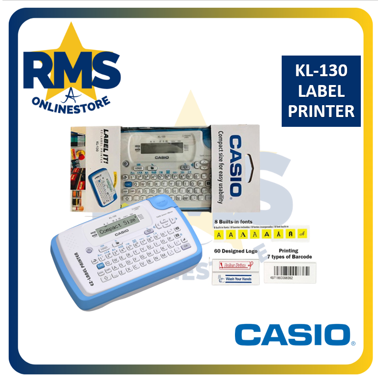 CASIO KL-130 Label Printer | Shopee Malaysia