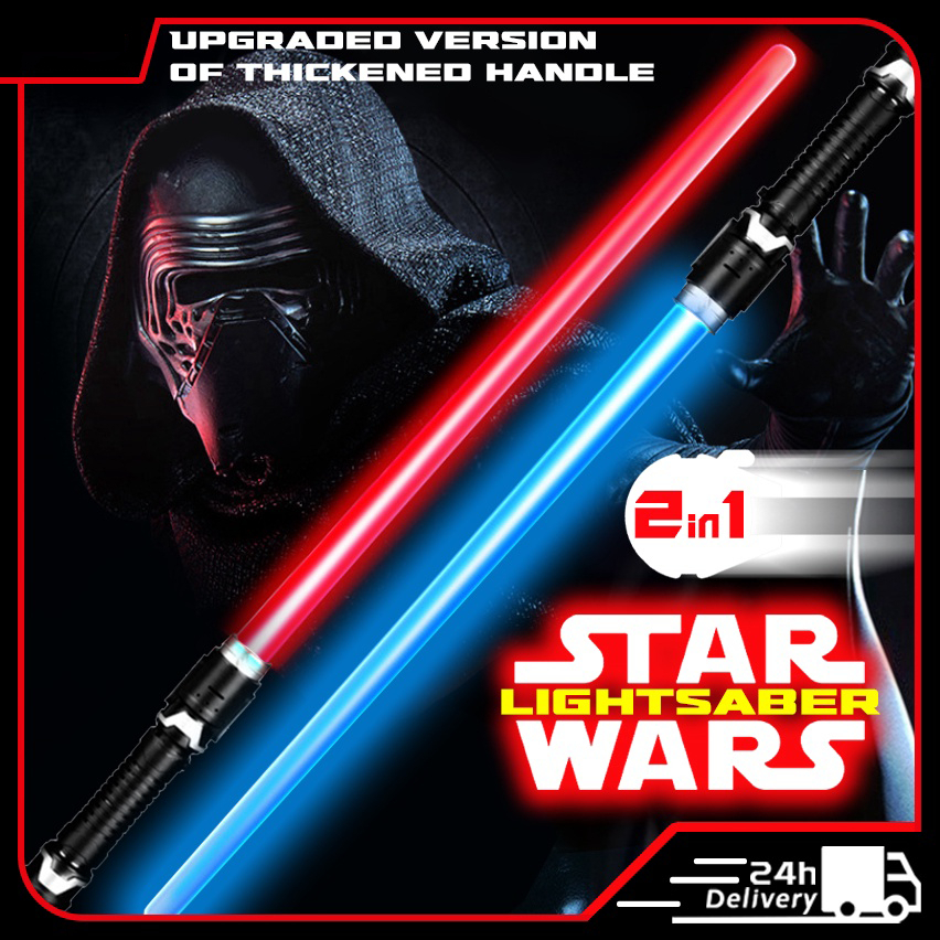 【Ready Stock】Star wars Lightsaber Props Laser Sword Kids Toys Sword LED ...