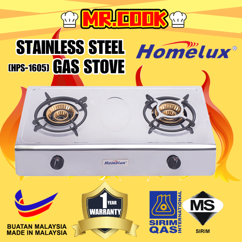 [MR.COOK] (Free Gift)★Sirim★ High Quality Dapur Gas Stainless Steel Gas ...