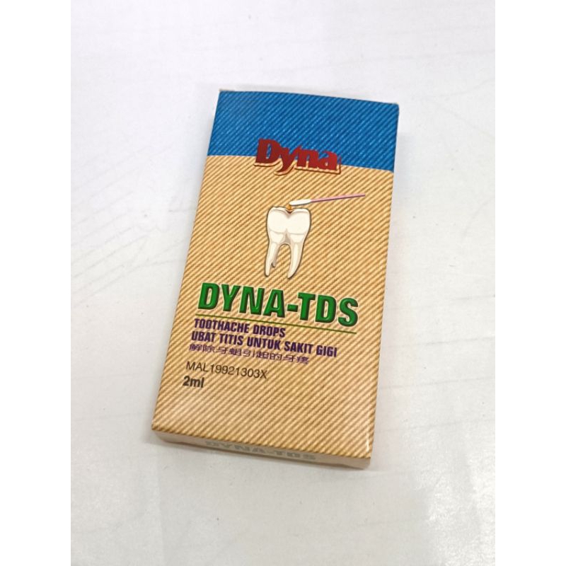 Dyna-Tds - 2ml Toothache Drops / Ubat Titis untuk Sakit Gigi | Shopee ...