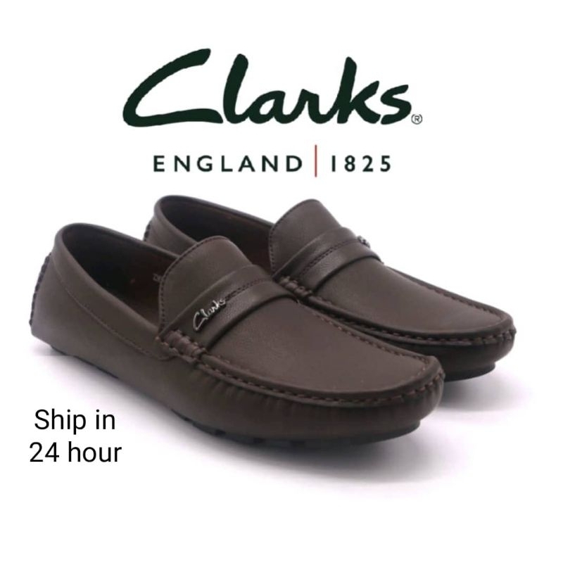 Clarks Lofer, Pure Leather, Ship within 24 hour, Kasut Kulit Clarks ...