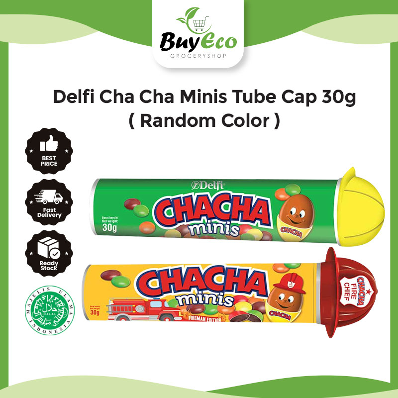 Delfi Cha Cha Minis Tube Cap 30g ( Random Color ) | Shopee Malaysia