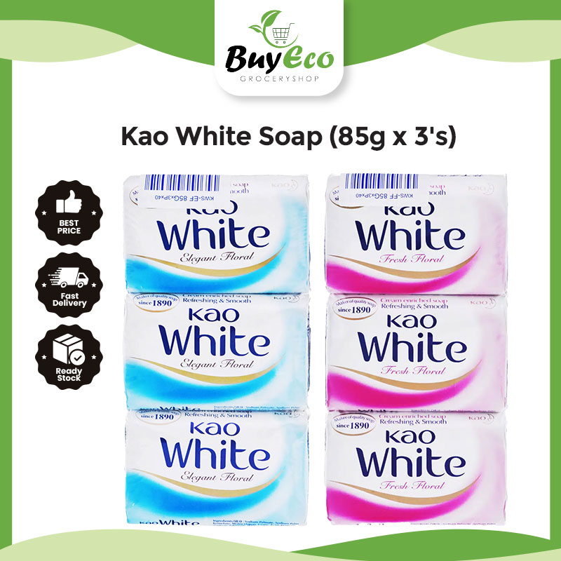 Kao White Soap (85g x 3's) | Shopee Malaysia