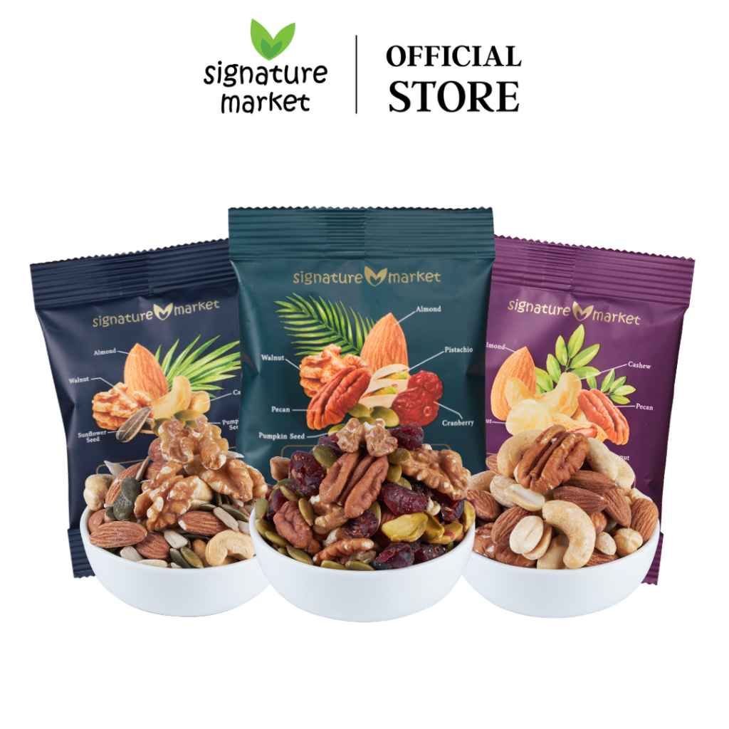 Signature Market 3x Best Seller Mini Packs Gift Set (Classic Nut Mix ...