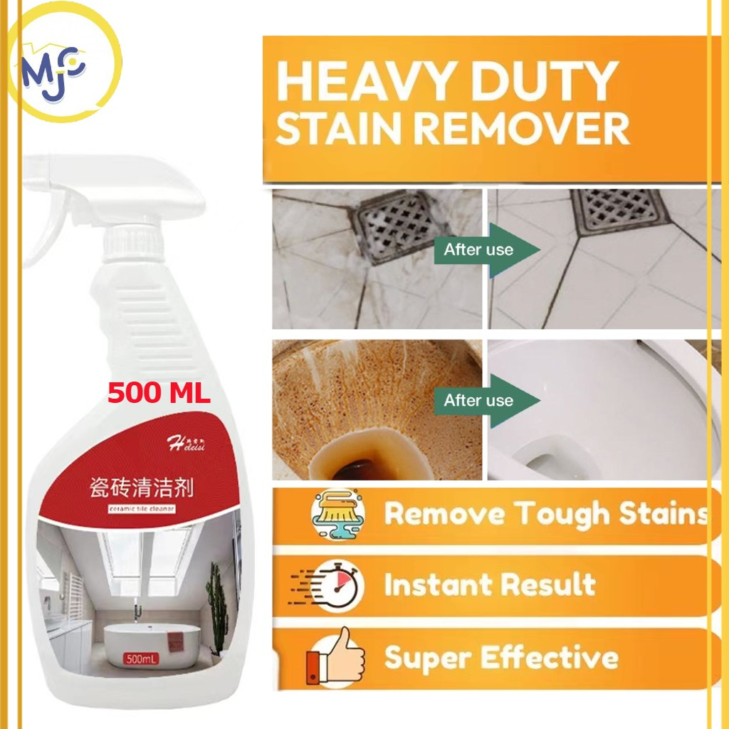500ml Heavy Duty Stain Remover Toilet Bowl Floor Cleaner Bathroom ...