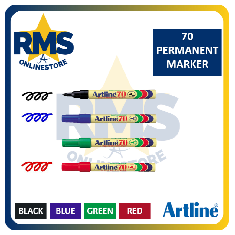 ARTLINE Permanent Marker 70 Pen | Shopee Malaysia