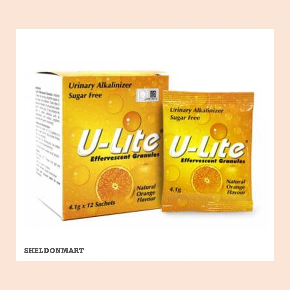 [EXP: 12/2025] U-LITE / ULITE EFFERVESCENT GRANULES 4.1G x 12 sachets ...