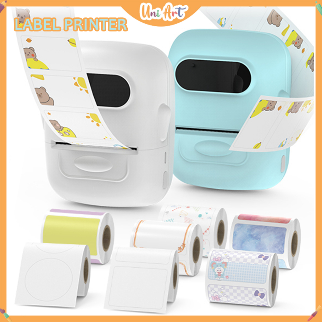 Label Sticker Printer P50 Bluetooth mini portable Barcode tag printing ...