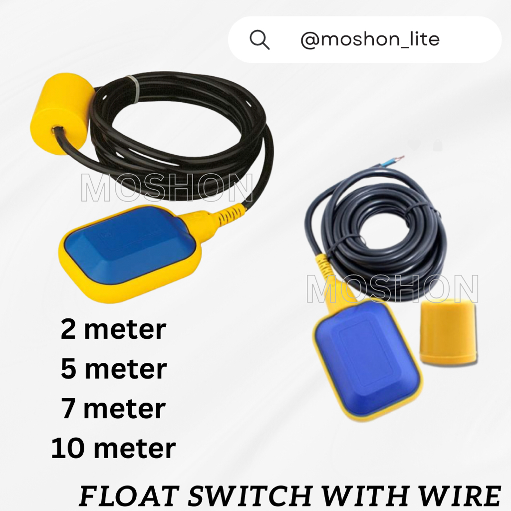 2M / 5M / 7M / 10M Float Switch Fluid with Wire (Water Level Controller Sensor) | Shopee Malaysia