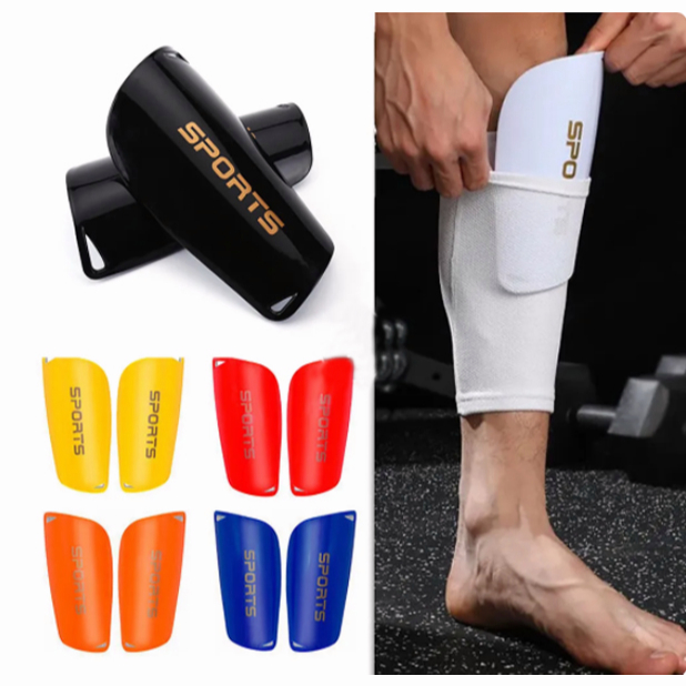 1 Pair Shin Pad Soccer Shin Guard Stokin Bola Football Socks For Adult ...