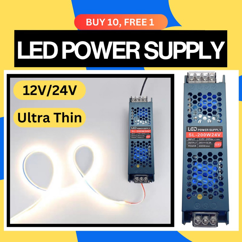 (12V/24V) LED Power Supply / Power Supply for LED / AC To DC Power ...