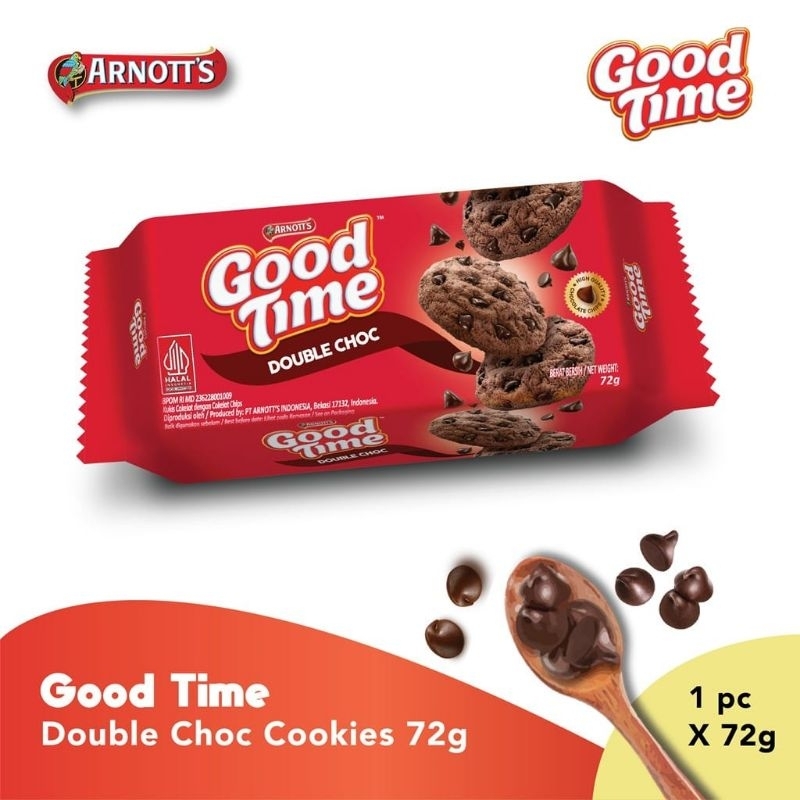 [TKM] Arnott's Good Time "Double Choco" Chips Cookies 72g | Shopee Malaysia