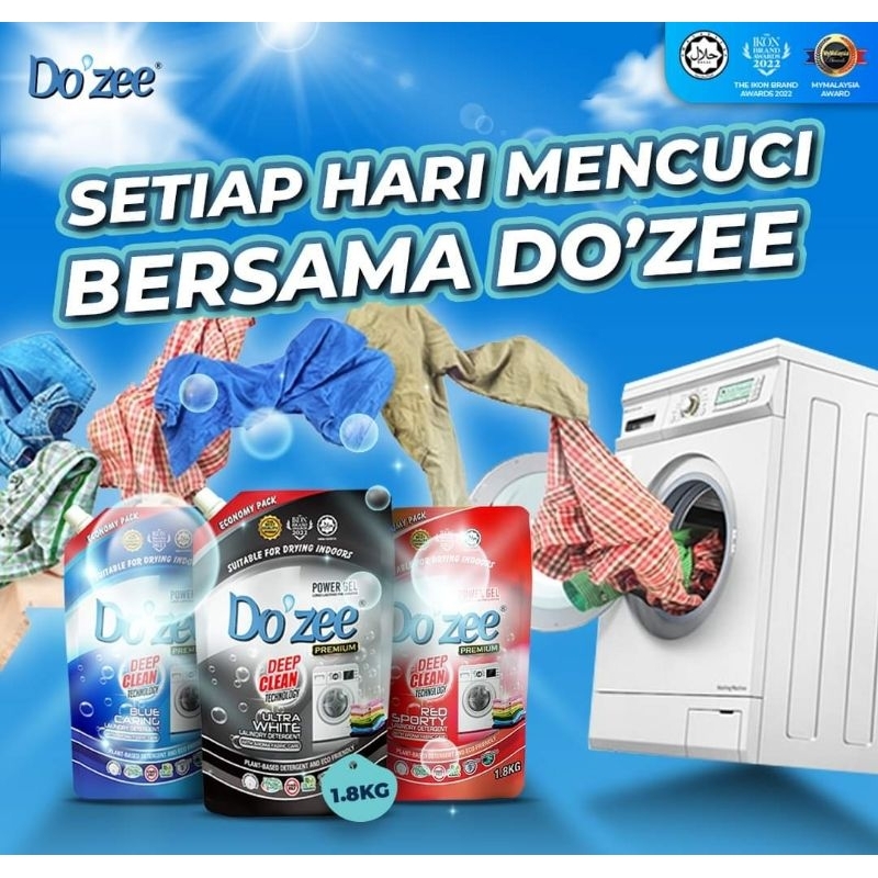 [TKM] Do'zee Laundry Detergent 1.8kg | Shopee Malaysia