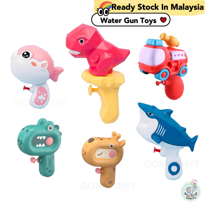Water Gun Toys Baby Bath Toys Beach Toys Kids Air Mainan Bayi Budak ...