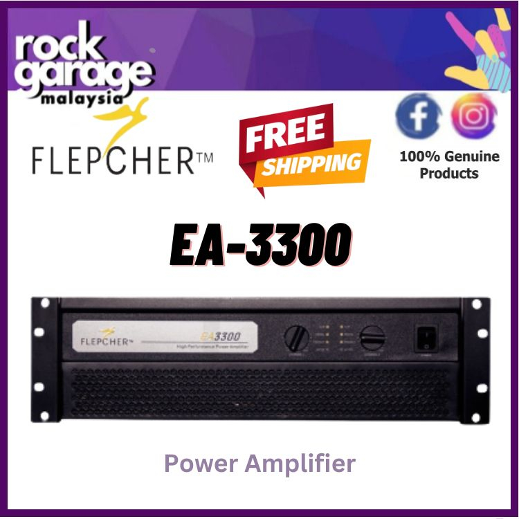 Flepcher EA-3300 Power Amplifier ( EA3300 / EA 3300 ) | Shopee Malaysia