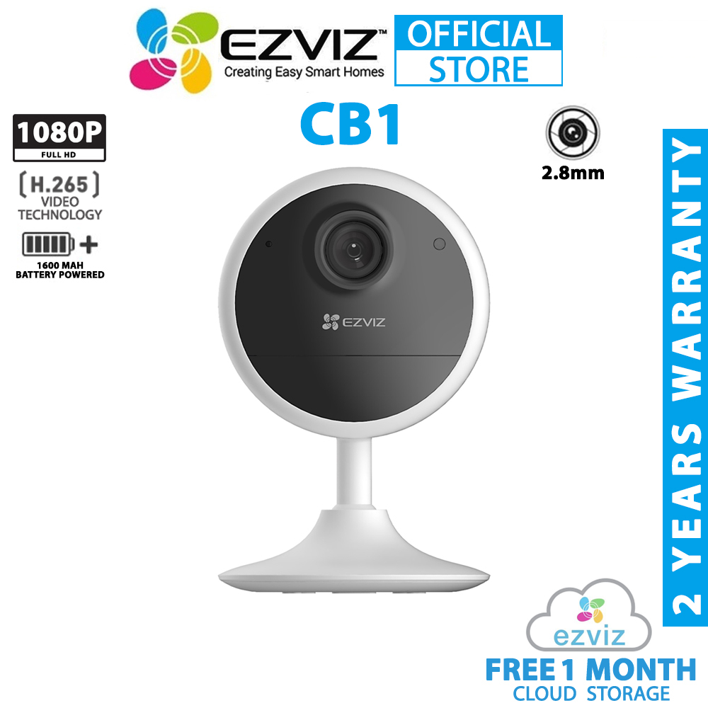 EZVIZ CB1 Full HD 1080P 2MP Wi-Fi Smart Human Motion Detection Two Way ...
