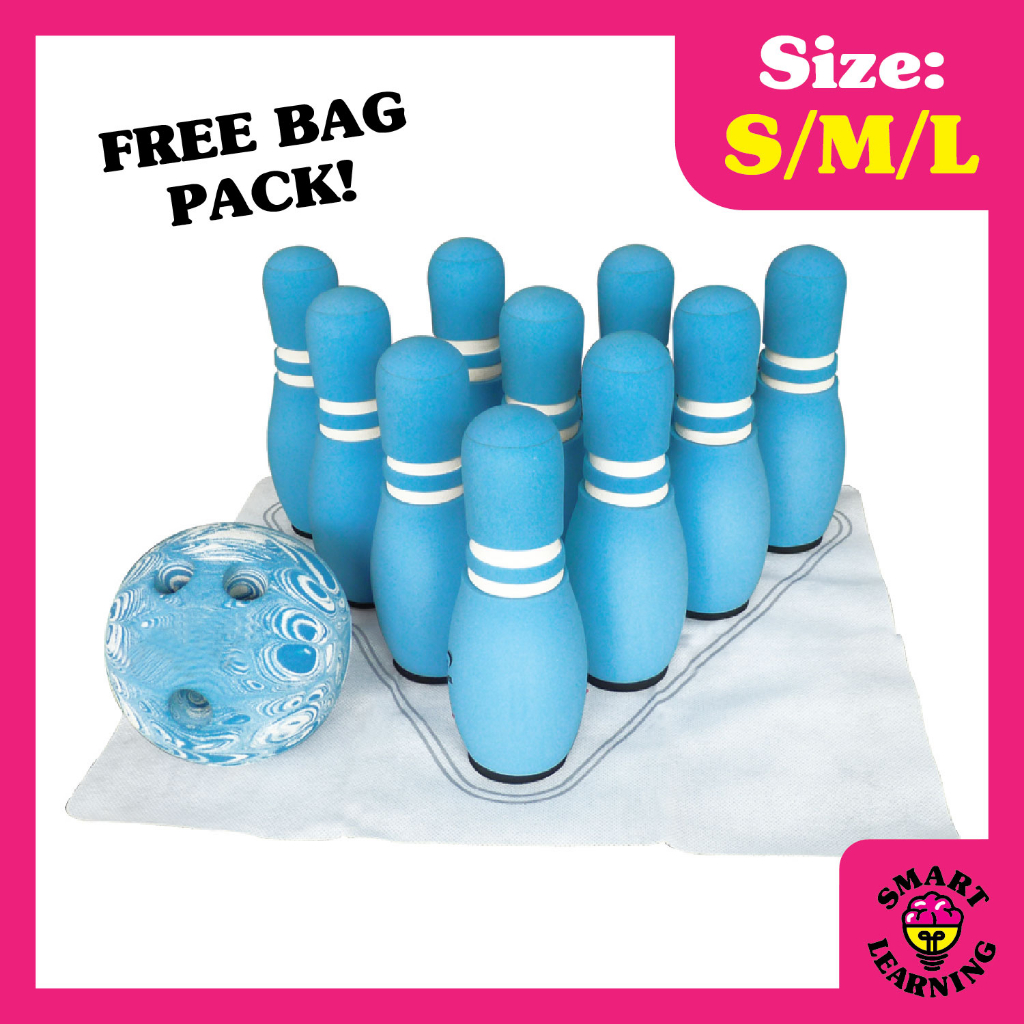 🔥READY STOCK🔥 KIDS EVA FOAM BOWLING SET 10PCS TOYS INDOOR SPORT MAINAN ...