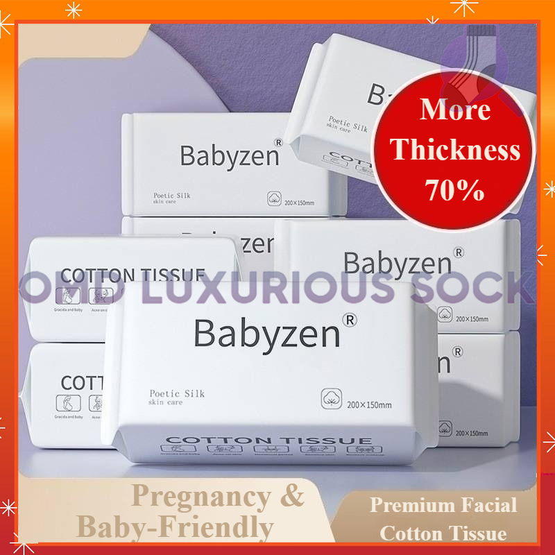 Disposable Facial Tissue Cotton Facial Towel Cotton Pad Kapas Muka Makeup Remover Wipe Tissue ...