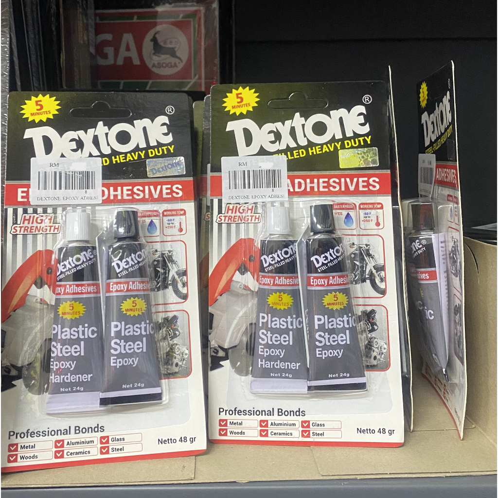 Original Dextone Dexton Plastic Steel Epoxy Glue Adhesive Plastic Iron ...