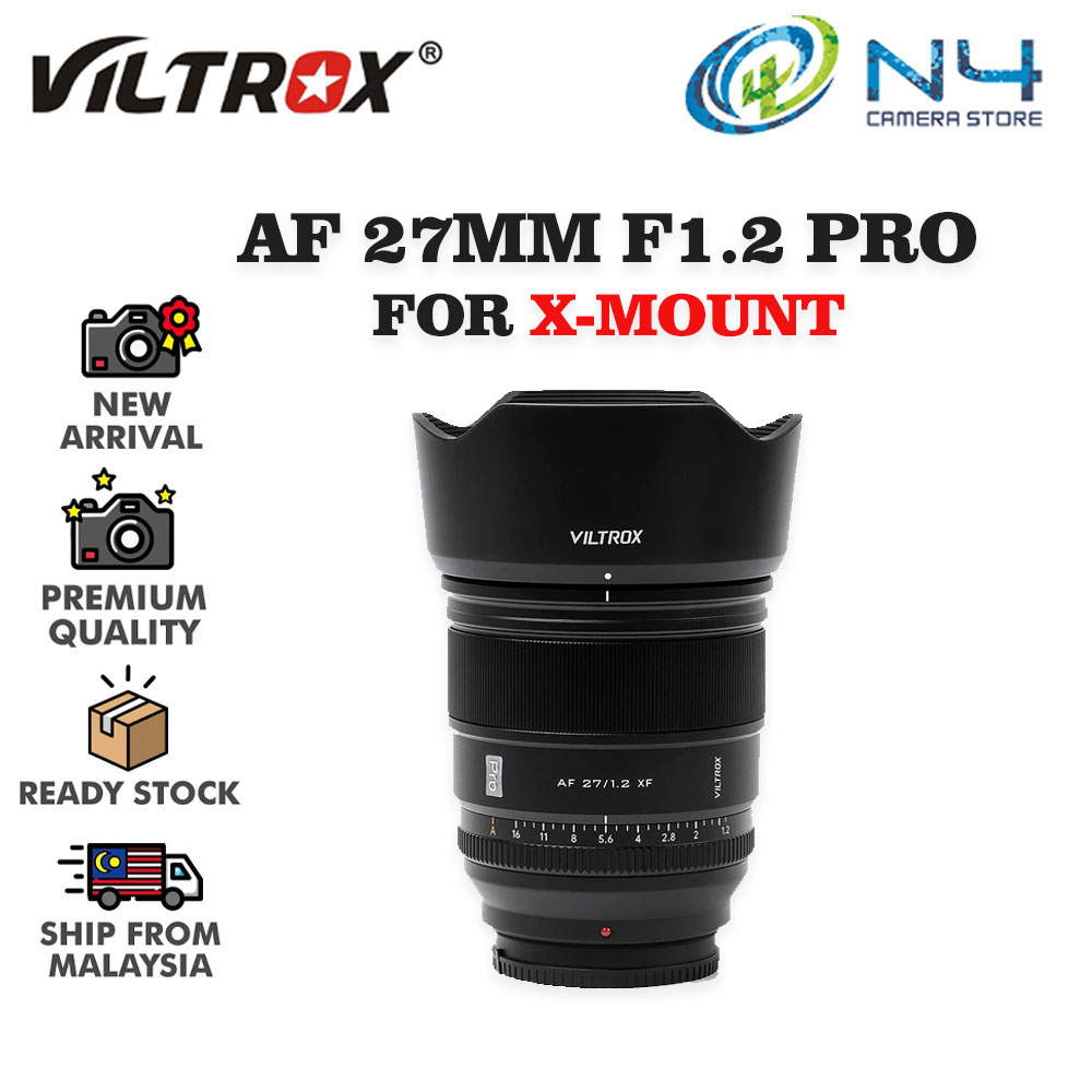 VILTROX PRO Series AF 27mm F.1.2 Pro XF Ultra Large Aperture APS-C ... VILTROX PRO Series AF 27mm F.1.2 Pro XF Ultra Large Aperture APS-C ...