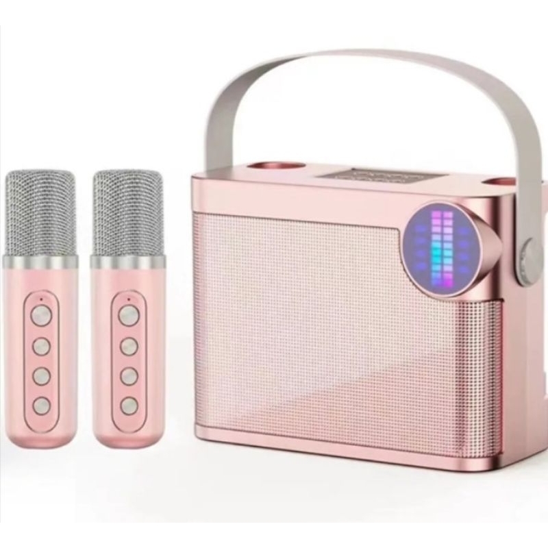 SU-YOSD YS-210 Wireless Bluetooth Dual Microphone Karaoke Family KTV ...