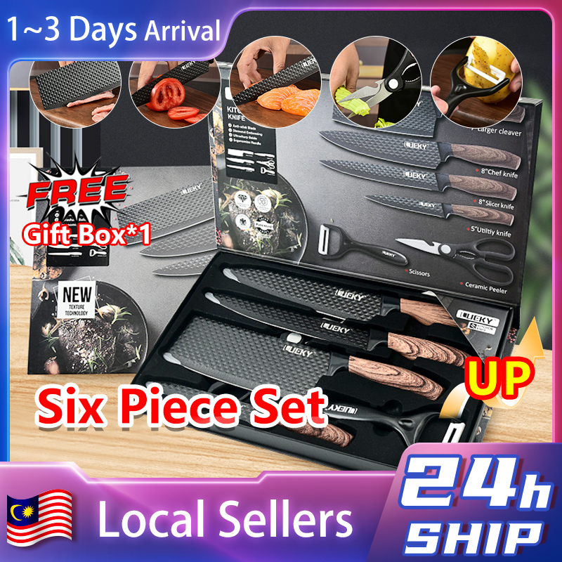 Forged Kitchen Knives 6 Pcs Set Handmade Stainless Steel Kitchen Knife ...