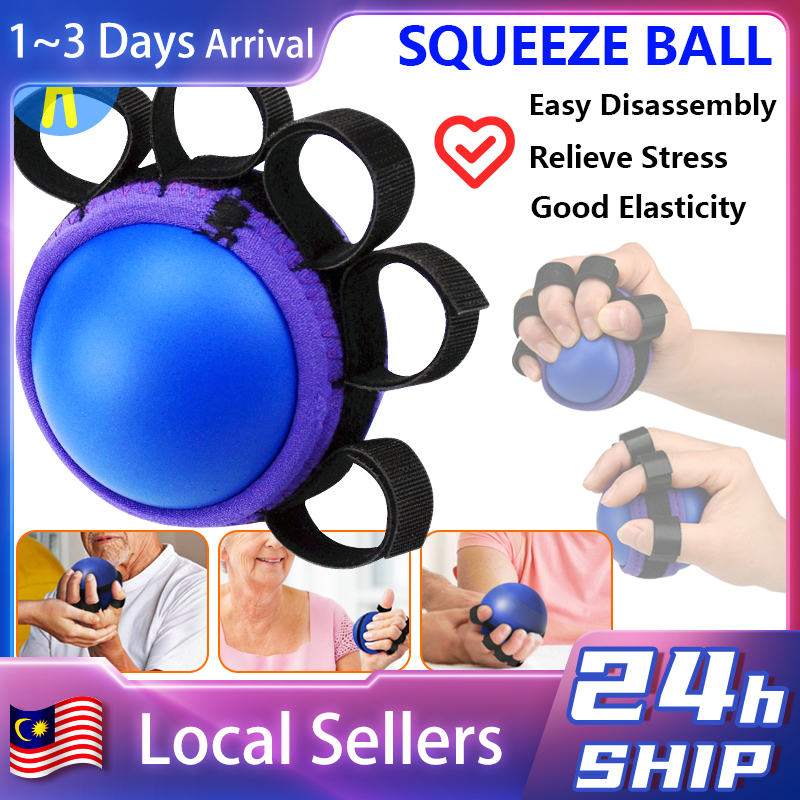 Stroke Hand Grip PU Ball Finger Practice Hemiplegia Exercise Muscle ...