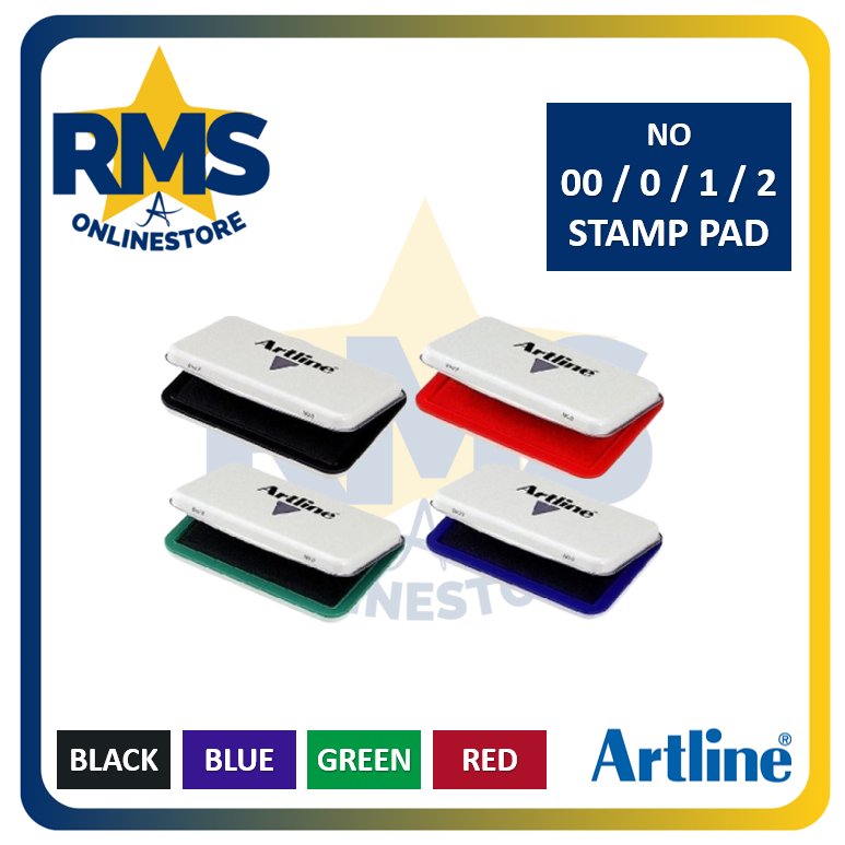 ARTLINE Stamp Pad No. 00 / 0 / 1 / 2 | Shopee Malaysia