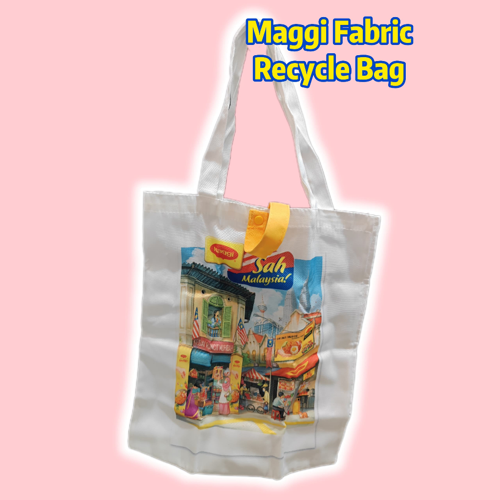 Maggi Fabric Recycle Bag 40cm x 34cm | Shopee Malaysia