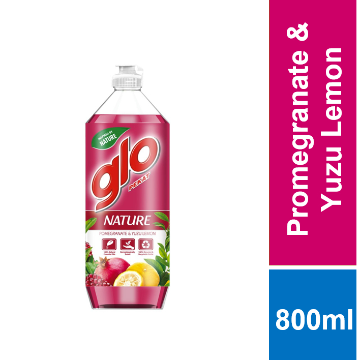 Glo Nature Pomegranate & Yuzu Lemon Dishwash Liquid 800ml | Shopee Malaysia