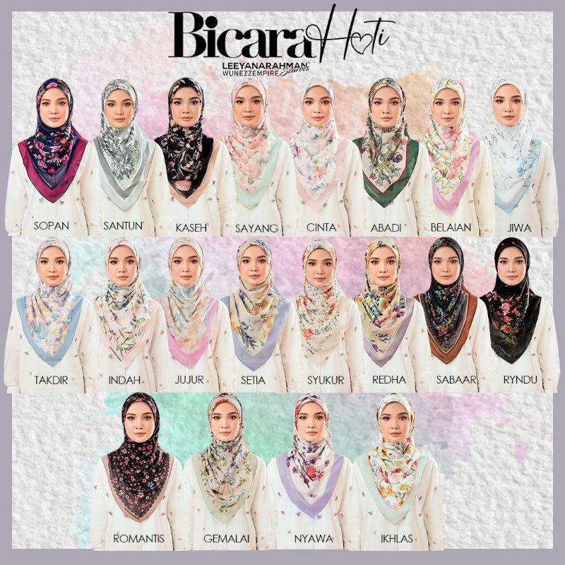 Leeyanarahman bicara hati cotton free gift | Shopee Malaysia