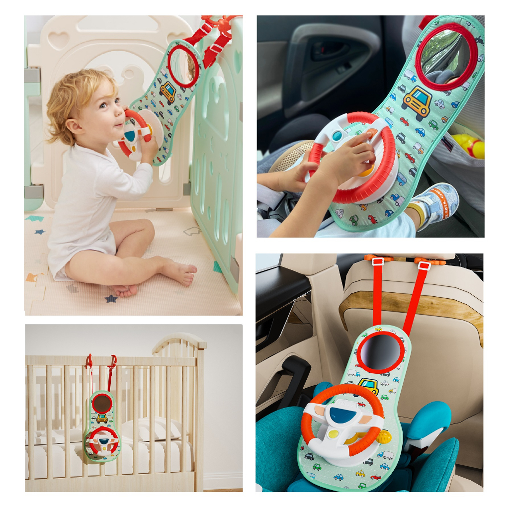 Baby Car Steering Toy / Toddler Driving Toy / Baby Steering Toy ...