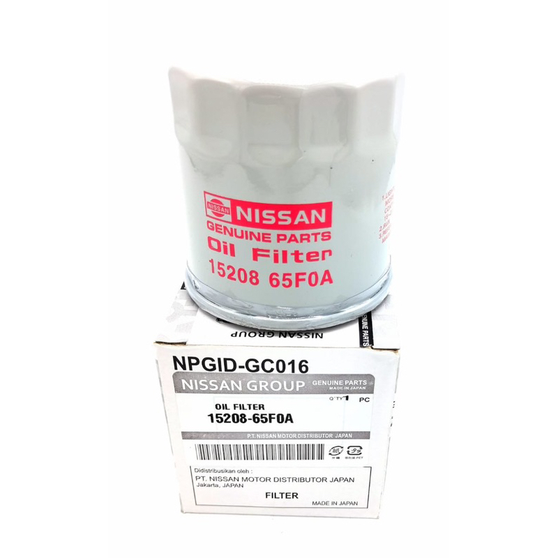 15208-65F0A NISSAN Oil filter LIVINA LATIO SENTRA SYLPHY ALMERA NV200 ...
