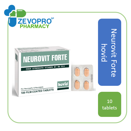 Hovid Neurovit Forte / Neurovit 10 tablets EXP 03/2025 / 08/2024 ...
