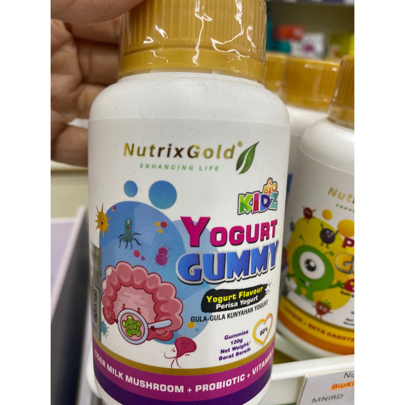 Nutrixgold Yogurt Gummy Probiotic children 60s gummies exp 12/2027 ...