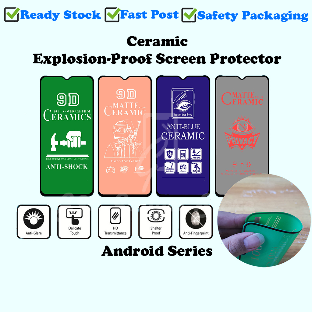 Ceramic Poco [F7 Pro/F7 Ultra/M7/X7 Pro/M6 Pro/C65/C75x/F3 GT/F4 GT/F5 Pro/F6 Pro/M3 Pro/M4 Pro ...