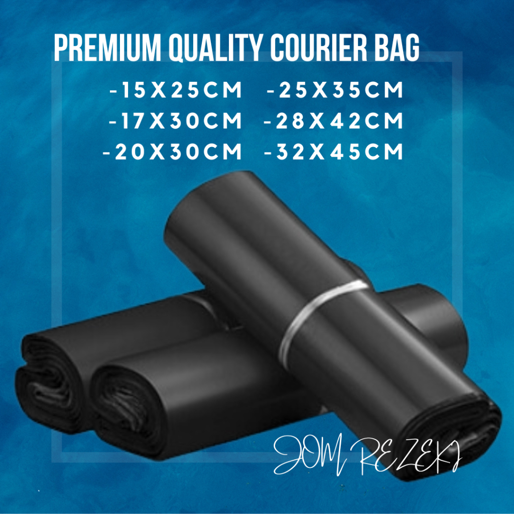 JOM 100 Courier Bag Pocket Parcel Bag Flyer Flyers Courier Plastic Pos ...