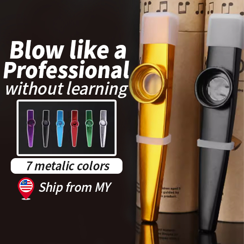Metal Kazoo Harmonica Mouth Flute Kids Party Gift Kid Musical ...